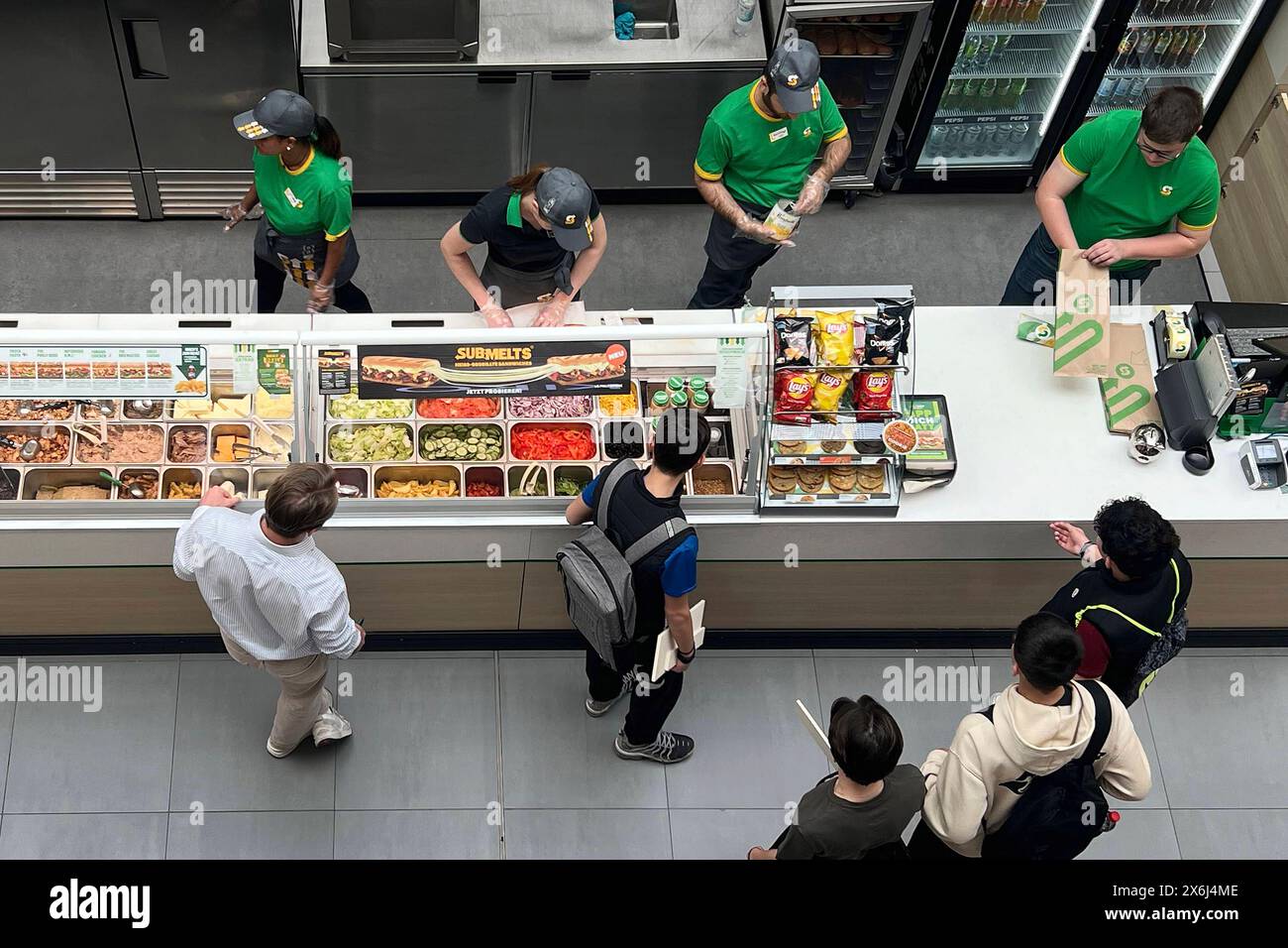 Subway sandwiches and salads hi-res stock photography and images - Alamy