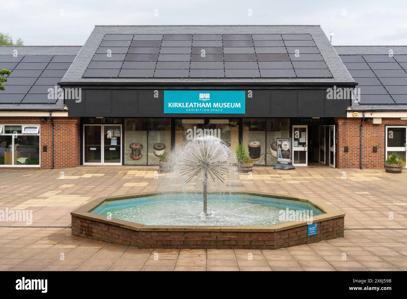 Kirkleatham Museum exhibition space, near Redcar, UK Stock Photo - Alamy