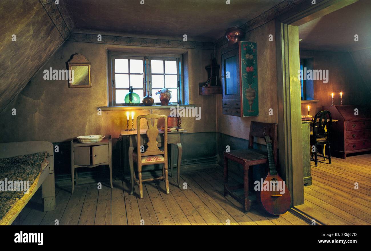 Living quarter of Carl Michael Bellman, (February 1740 – 11 February ...