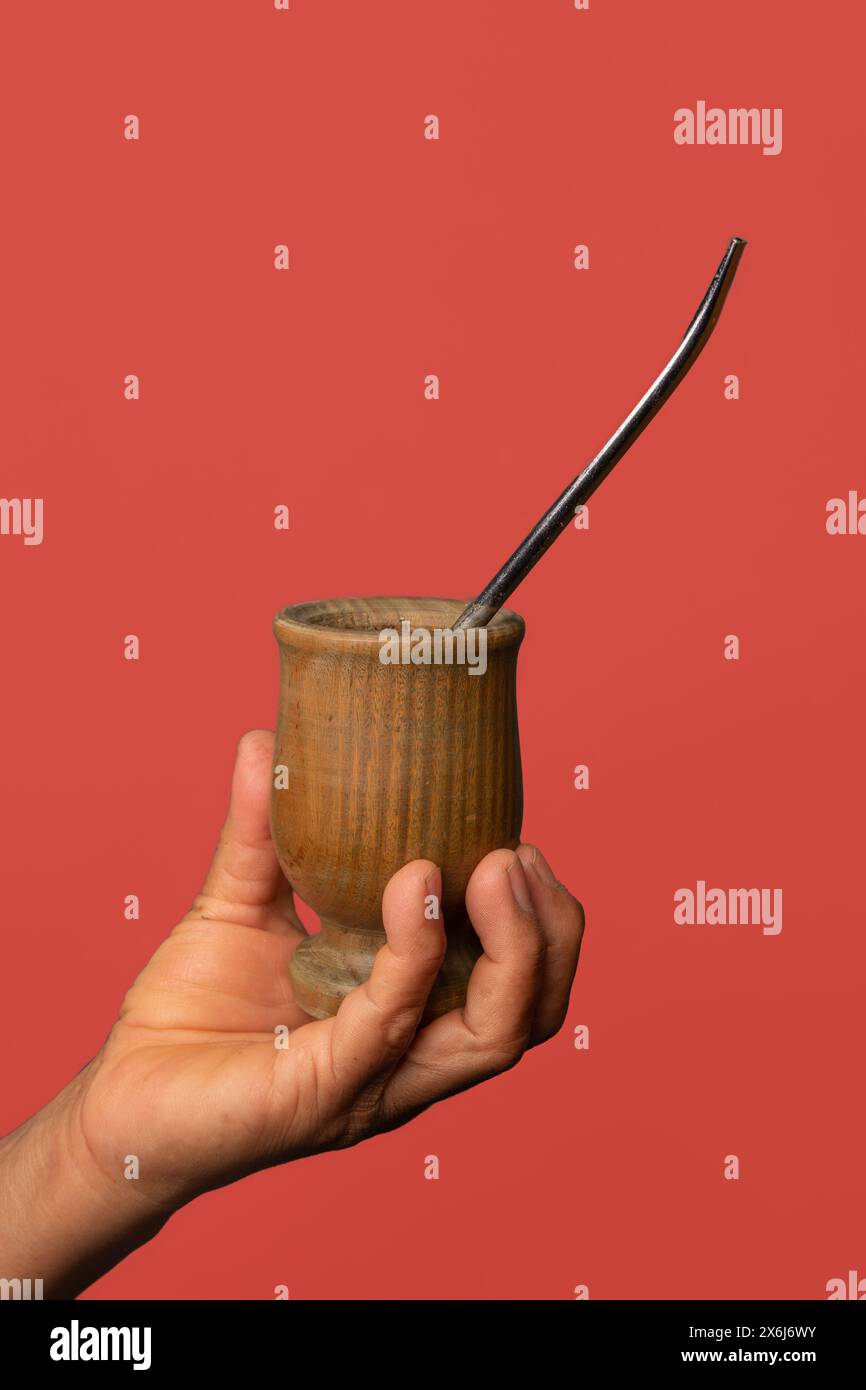 Argentinian Rituals: A Hand Holding Mate, Symbolizing Friendship and ...