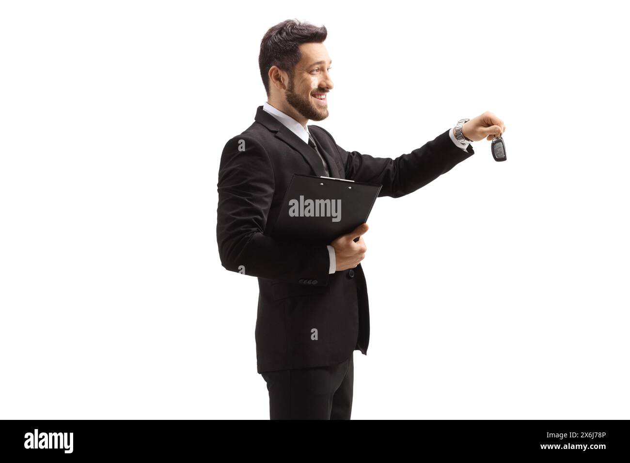 Male hand giving key car hi-res stock photography and images - Alamy