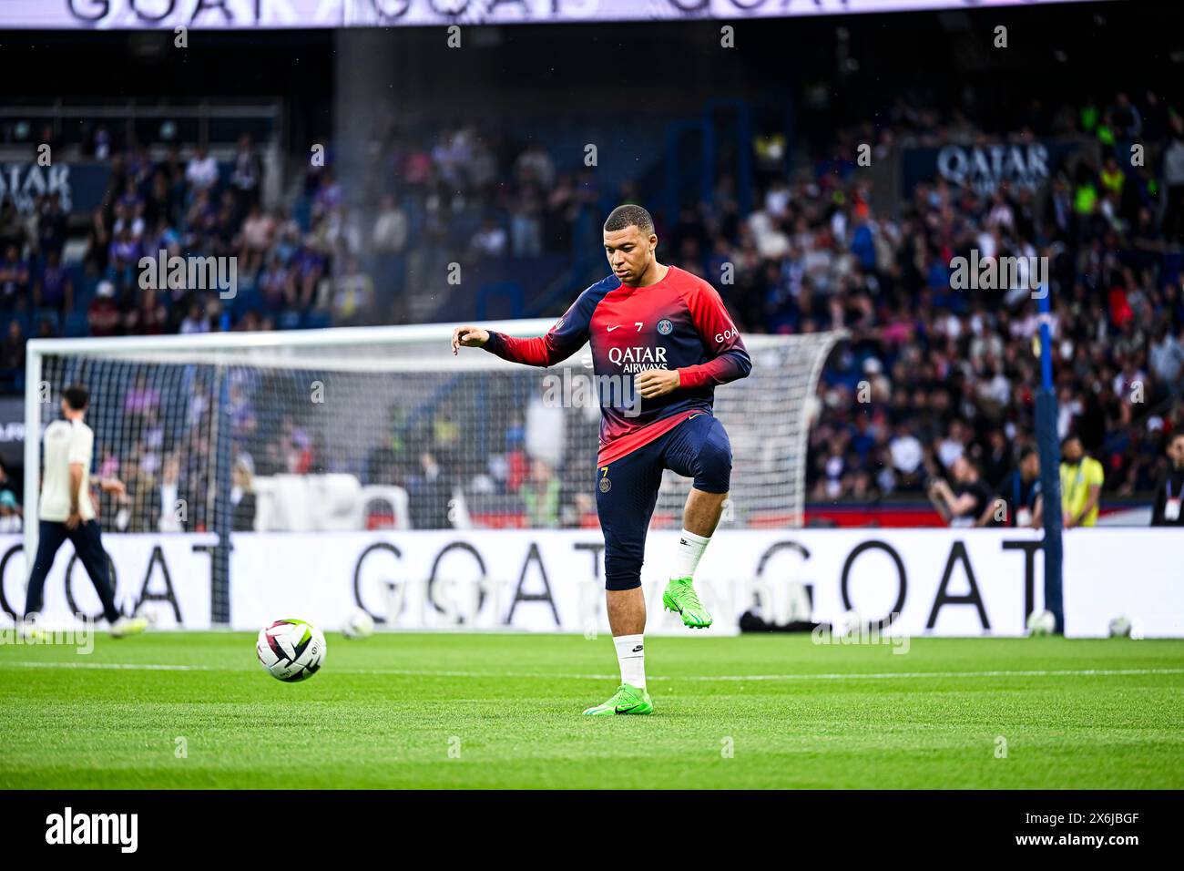 Kylian Mbappe during the Ligue 1 football match Paris Saint-Germain PSG ...