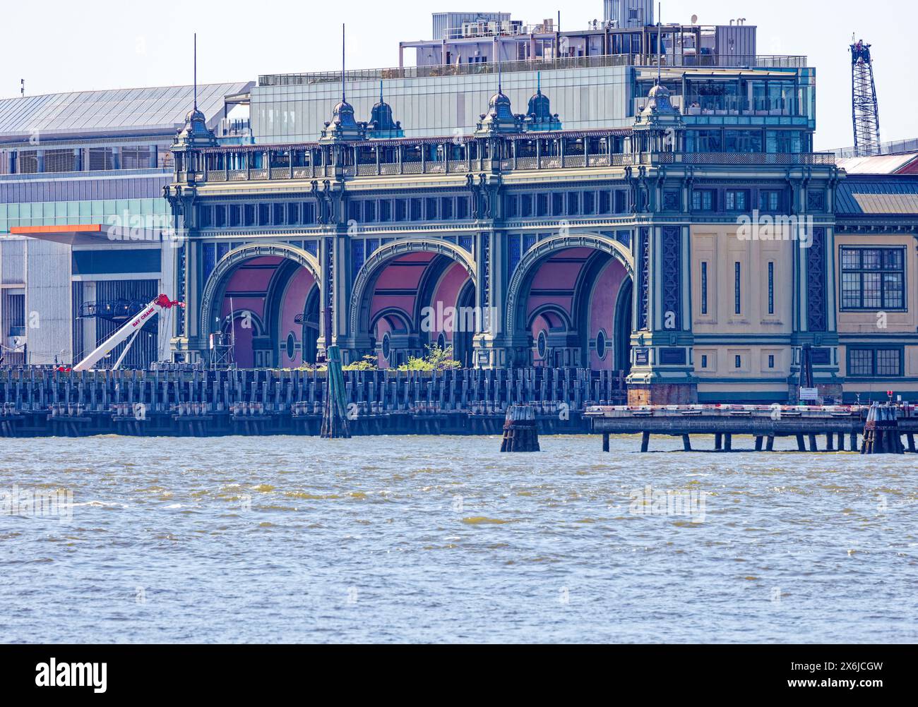 Beaux Arts landmark Whitehall Ferry Terminal, now used by the Governors ...