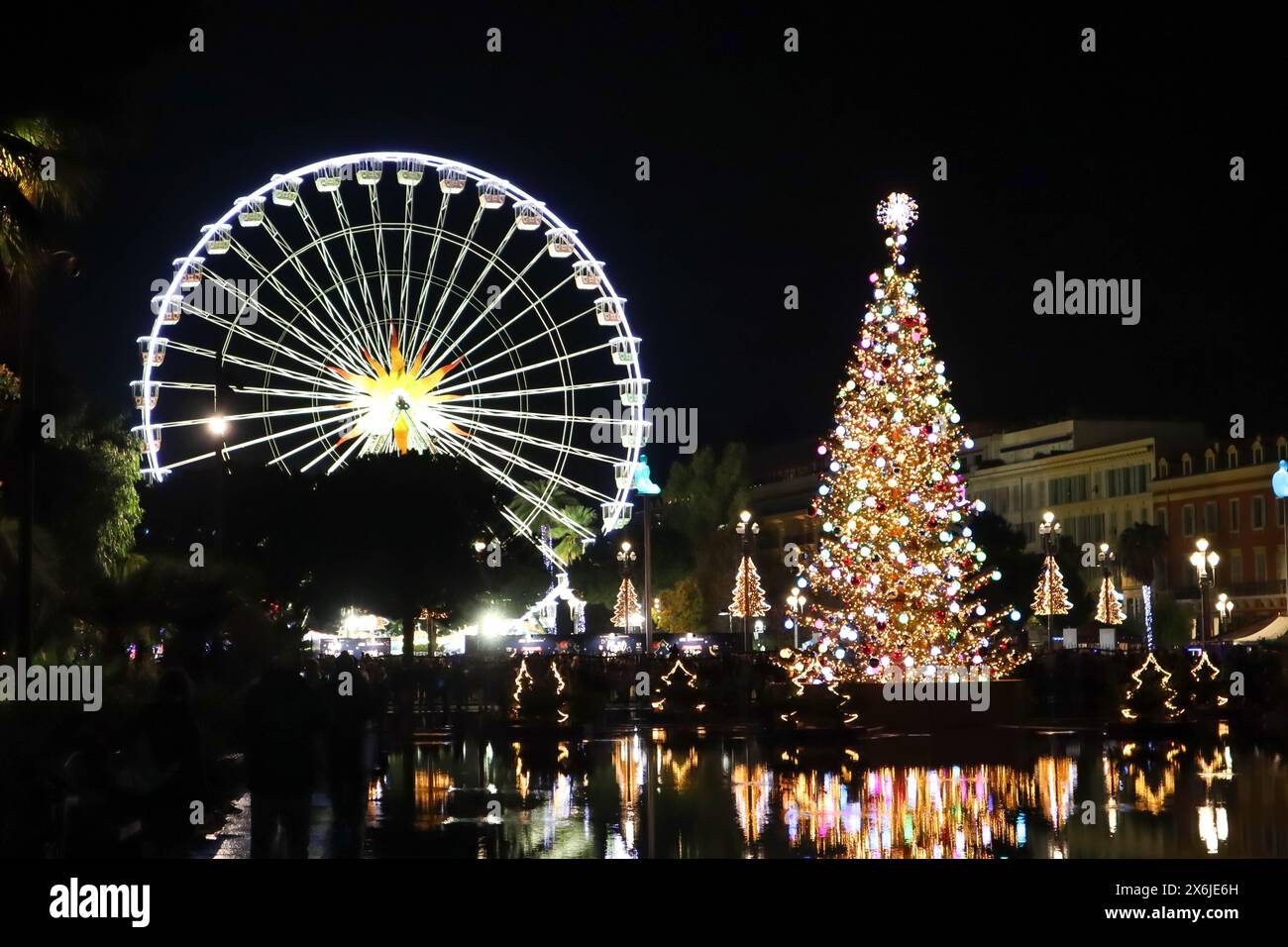 Christmas market in Nice, South of France Stock Photo - Alamy