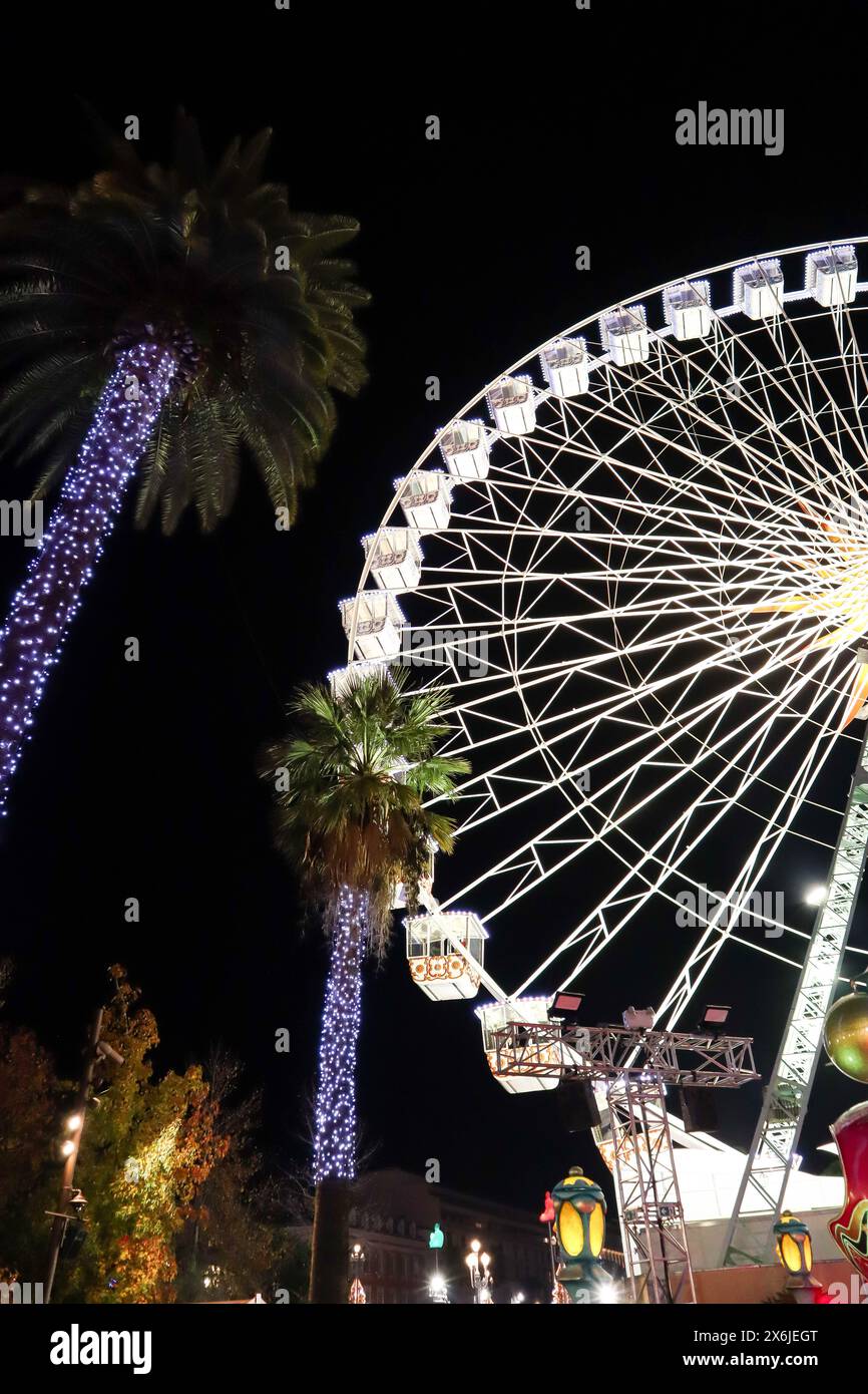 Christmas market in Nice, South of France Stock Photo - Alamy