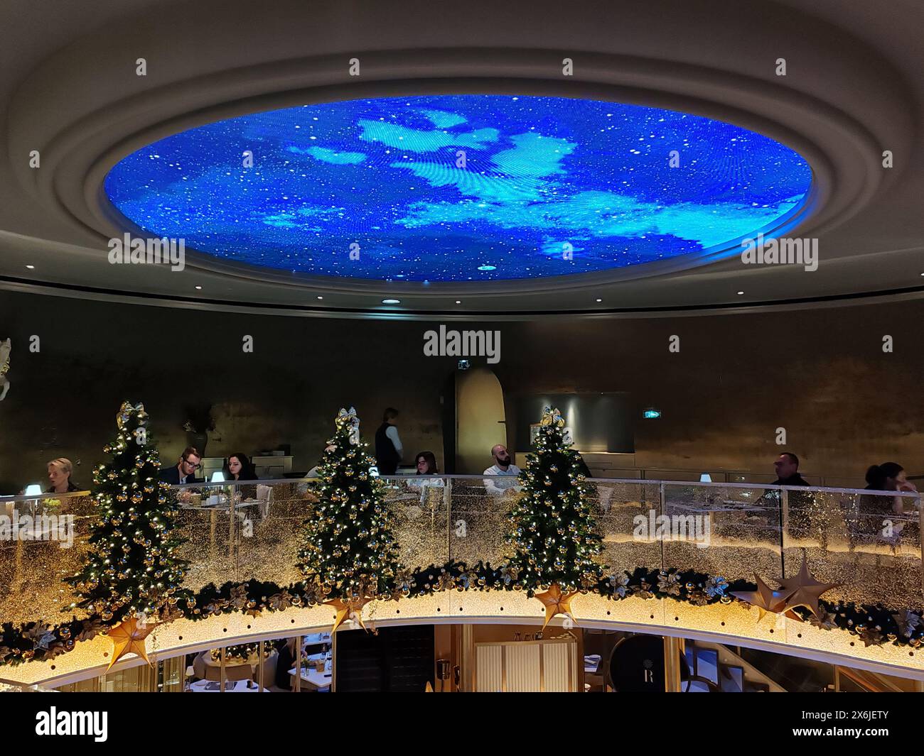 Nice, France - December 4, 2023: In the "La Rotonde" restaurant located ...