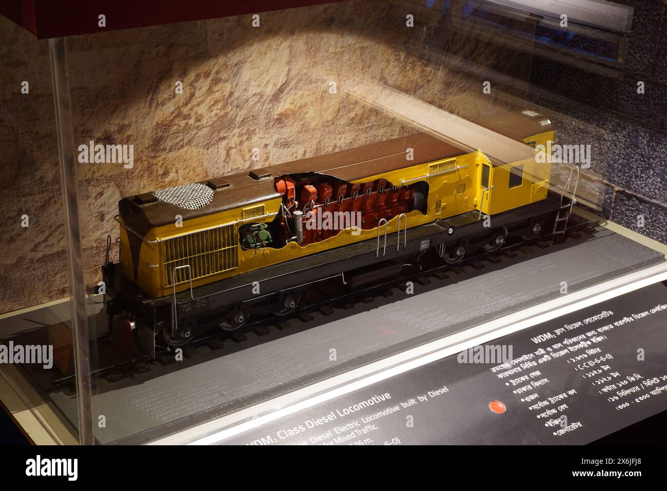 Scale-down model of WDM Class Diesel Locomotive. Transport Gallery ...