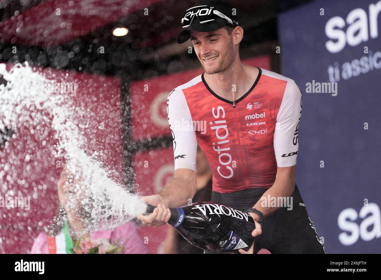 Champion Thomas (Team Cofidis) the stage 11 of the of the Giro d'Italia ...