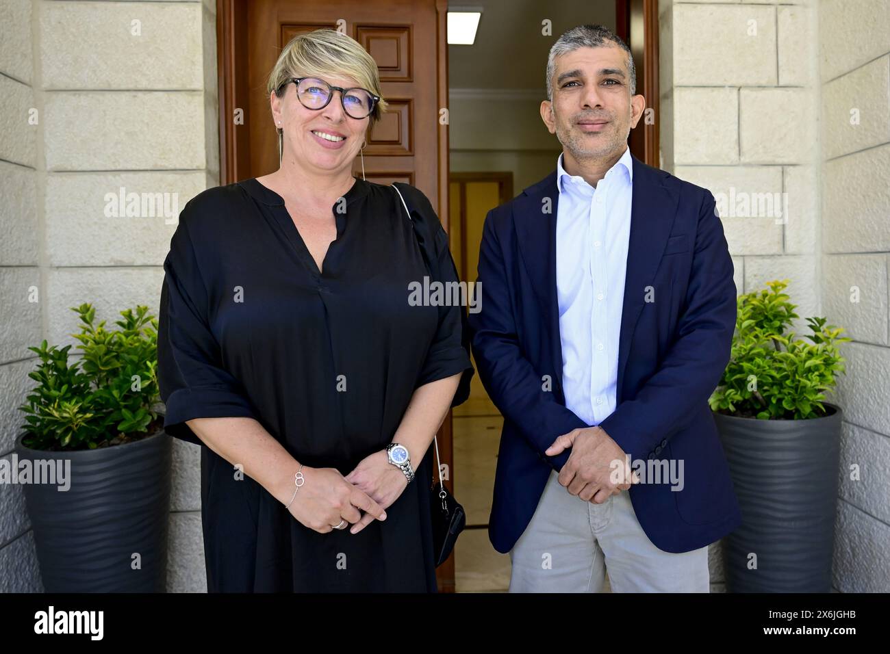 Amman, Jordan. 15th May, 2024. Minister for Development Cooperation and ...