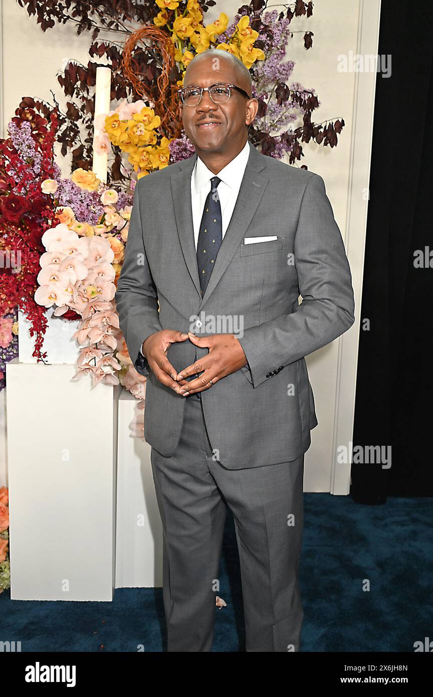 Pierre Thomas attends the Disney 2024 Upfront Red Carpet at North ...