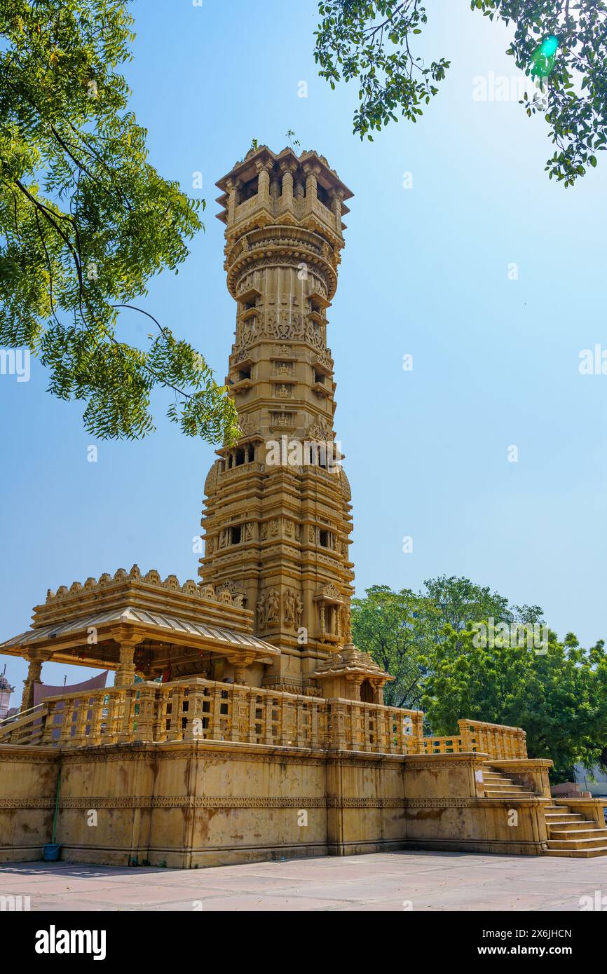 Hutheesing Jain Temple in Ahmenabad, Gujarat, India. Example of ancient ...