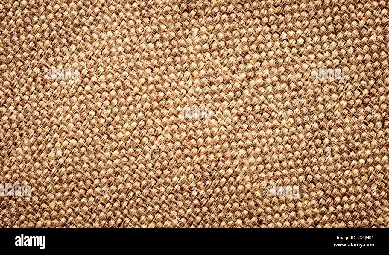 coarse fiber fabric texture, linen sackcloth background Stock Photo - Alamy