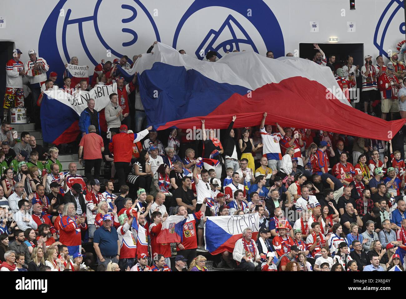 Prague, Czech Republic. 15th May, 2024. Czech Republic vs Denmark group ...