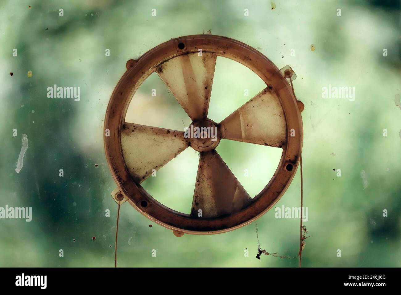 Old vintage air vent in the window Stock Photo - Alamy