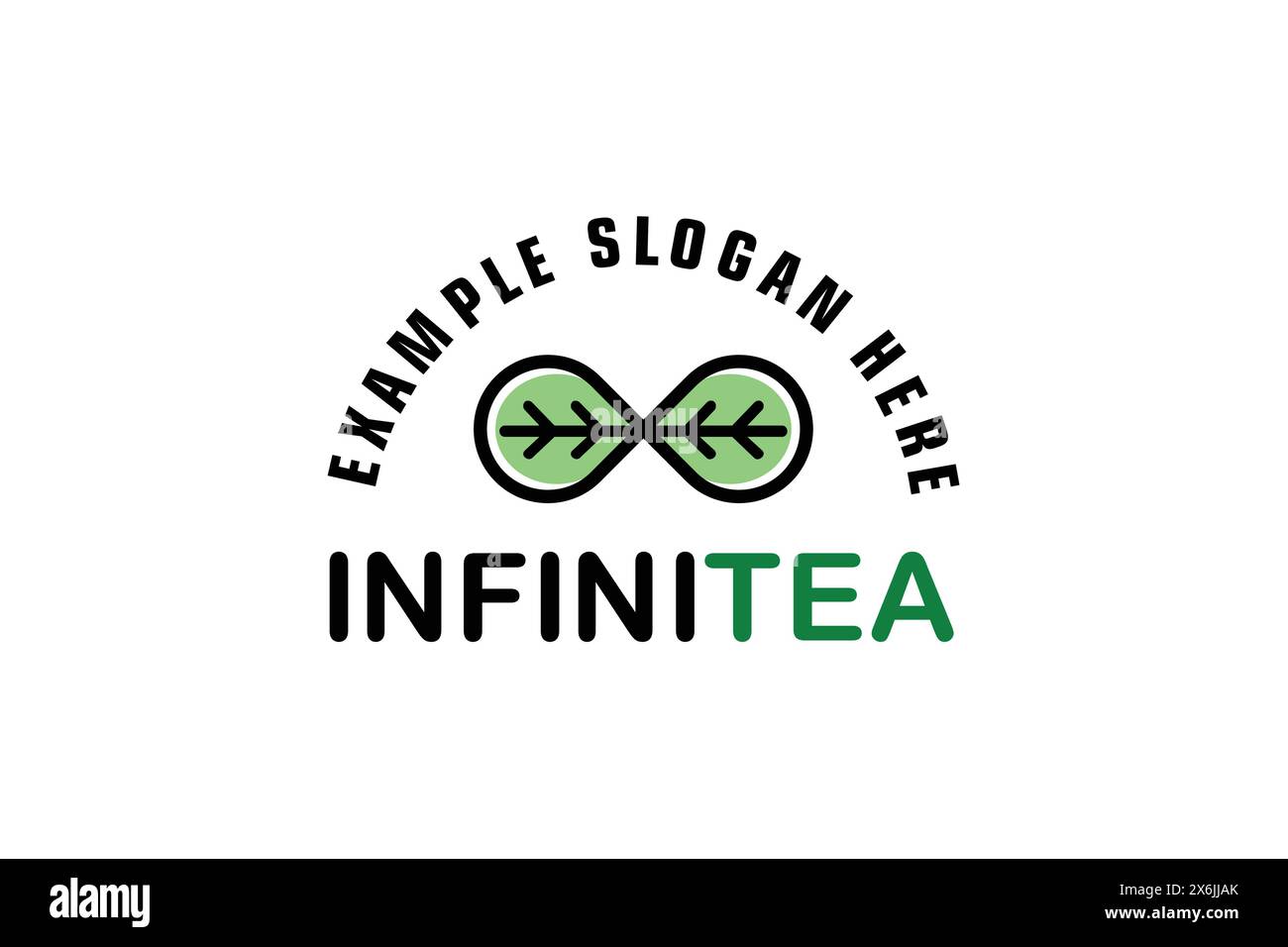 Infinity tea logo design template. Vector illustration of infinity ...