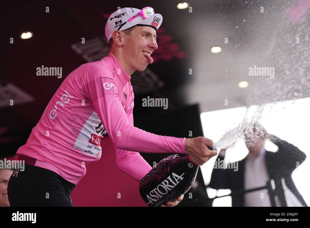Pogacar Tadej (Team Uae Emirates) Pink Jersey of the stage 11 of the of ...