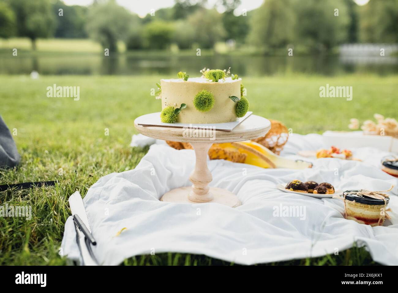 Family park picnic cake hi-res stock photography and images - Alamy