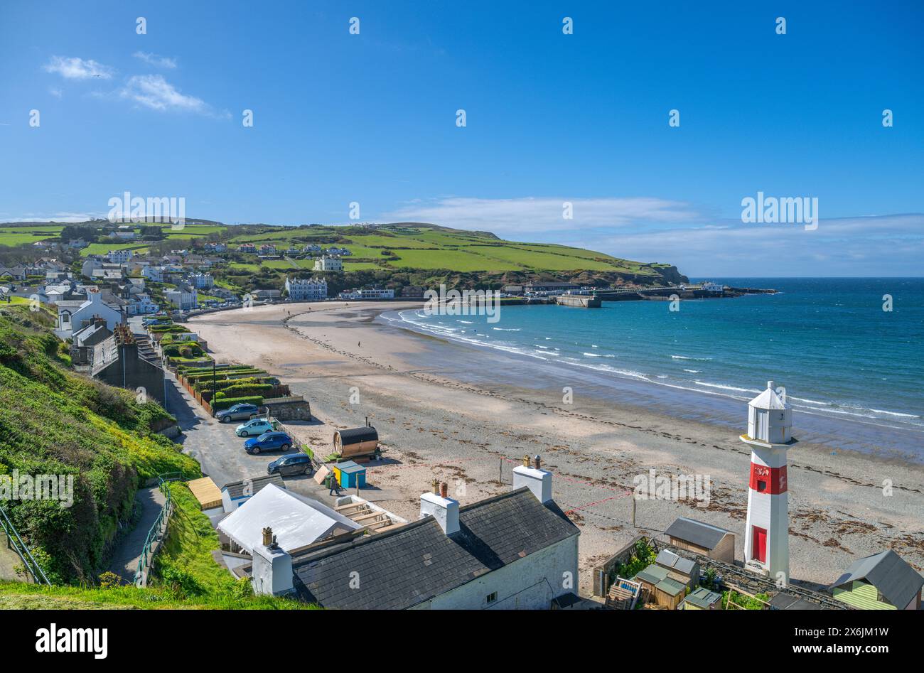 The beach at Port Erin, Isle of Man, England, UK Stock Photo - Alamy