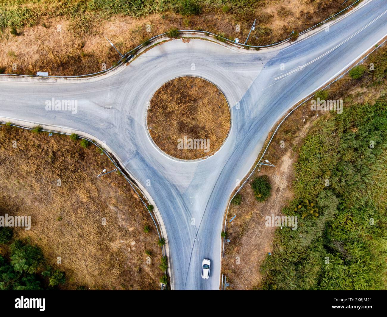Roundabout from above hi-res stock photography and images - Alamy