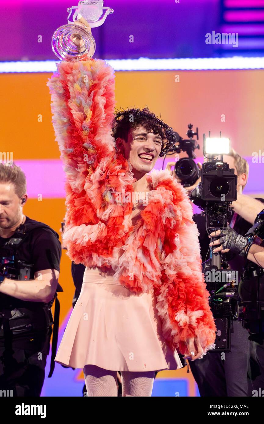 Malmo, Sweden - May 11th, 2024: Nemo Mettler representing Switzerland ...
