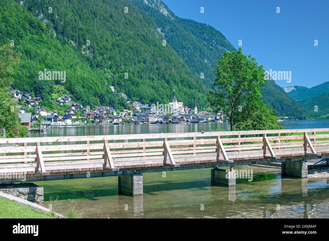 Hallstatt at Lake Hallstatt,upper Austria,Austria Stock Photo - Alamy