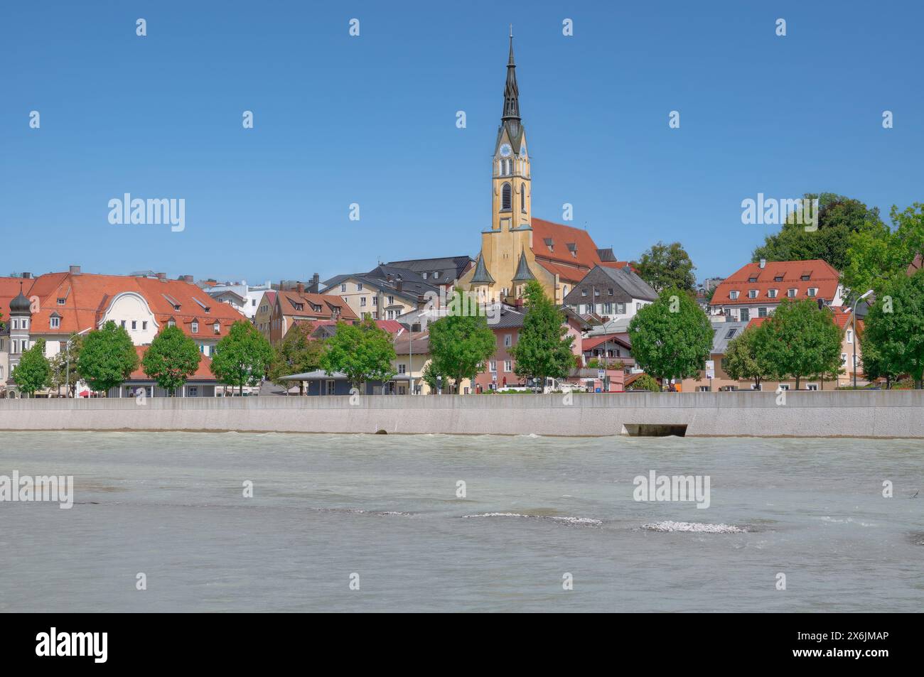 Bad Tölz at Isar River,upper Bavaria,Germany Stock Photo - Alamy