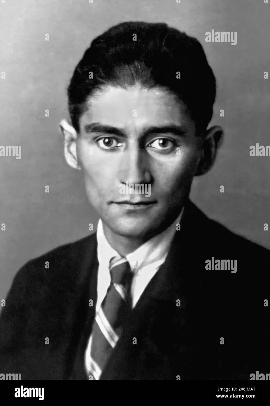 Franz Kafka (1883-1924), portrait of the German writer, 1923 Stock ...