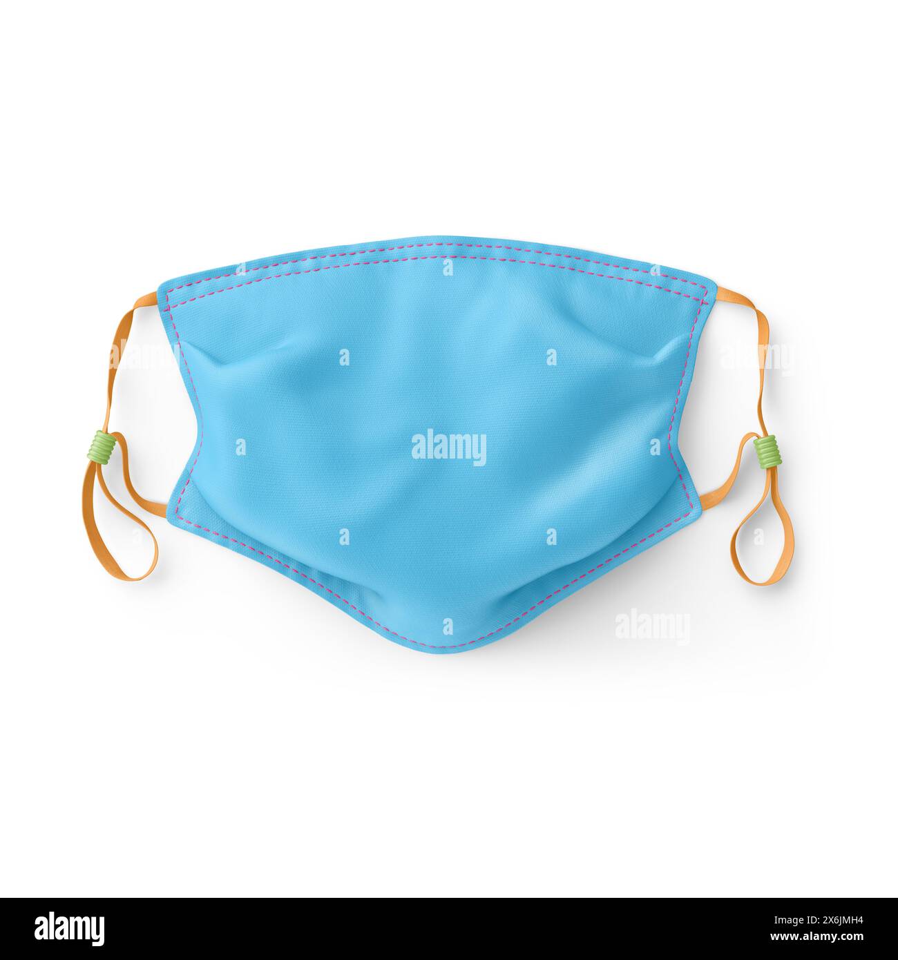 Face Mask Mockup 3D Rendering Stock Photo - Alamy