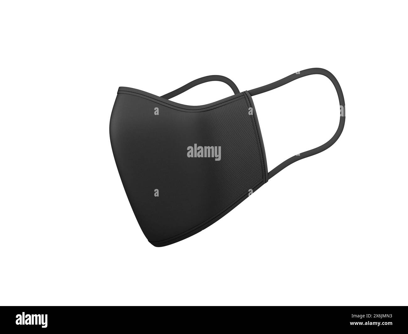 Face Mask Mockup 3D Rendering Stock Photo - Alamy