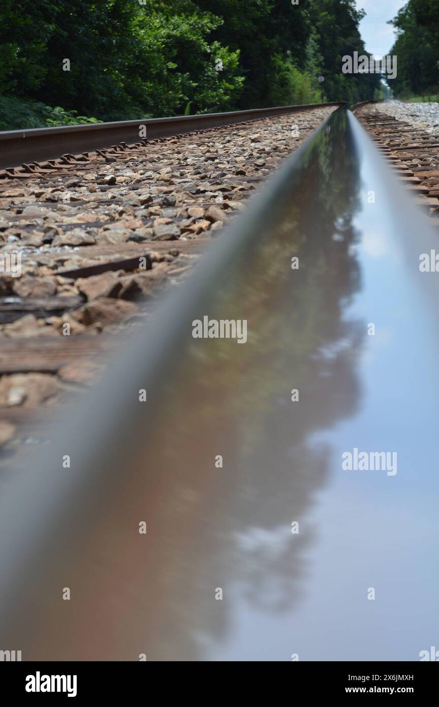 Reflection on track hi-res stock photography and images - Alamy