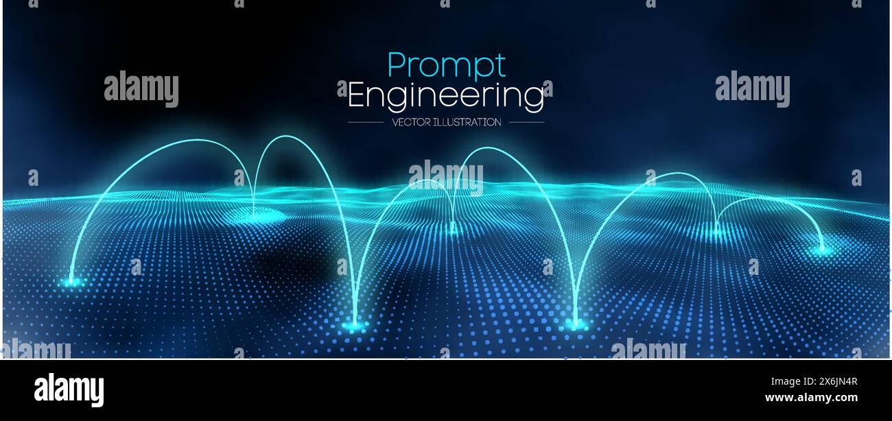 Prompt Engineering Ai And Data Visualization Stock Vector Image And Art