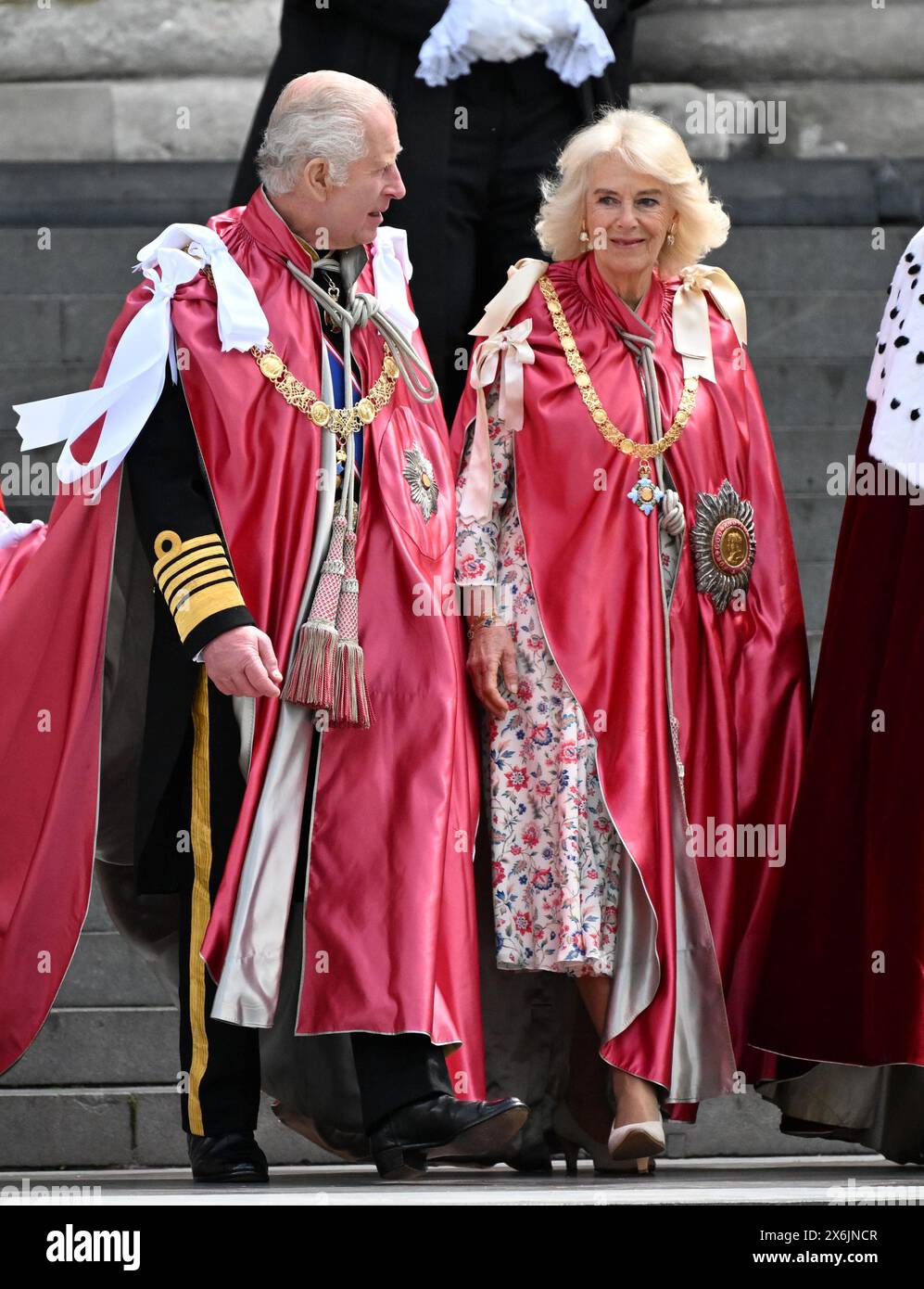 London, England, UK. 15 May 2024. King Charles lll and Queen Camilla ...
