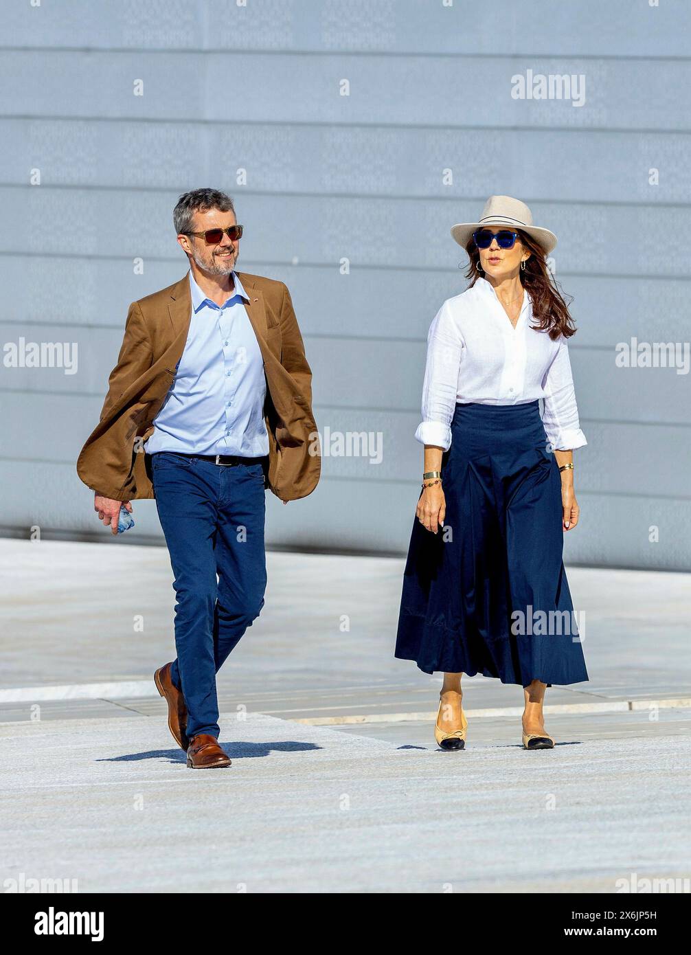 Oslo, Norwegen. 15th May, 2024. King Frederik and Queen Mary of Denmark ...