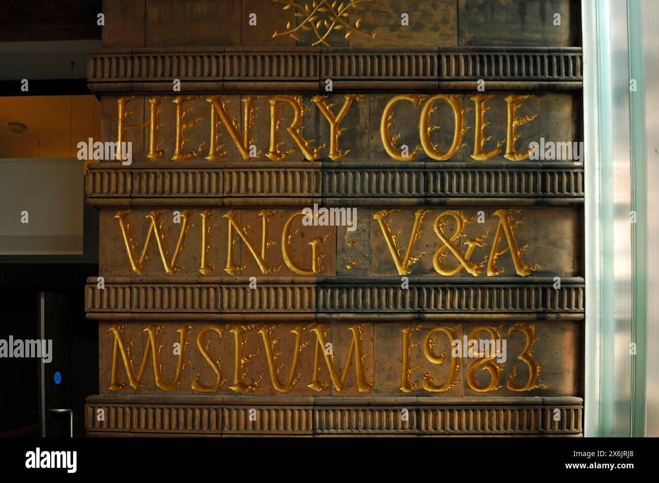 Room name for the Henry Cole Wing in the Victoria & Albert Museum, 1-5 ...
