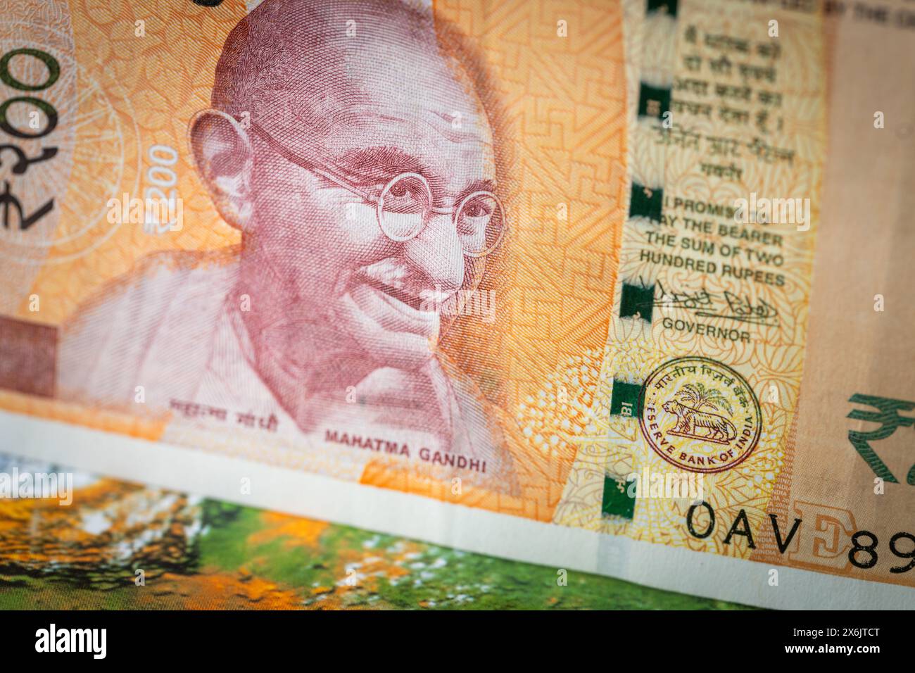 Indian currency 200 hi-res stock photography and images - Alamy