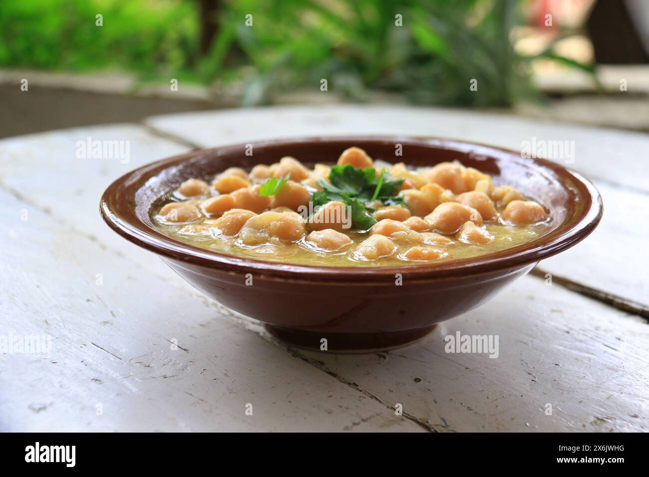 A balila platter for breakfast in Lebanon Stock Photo - Alamy