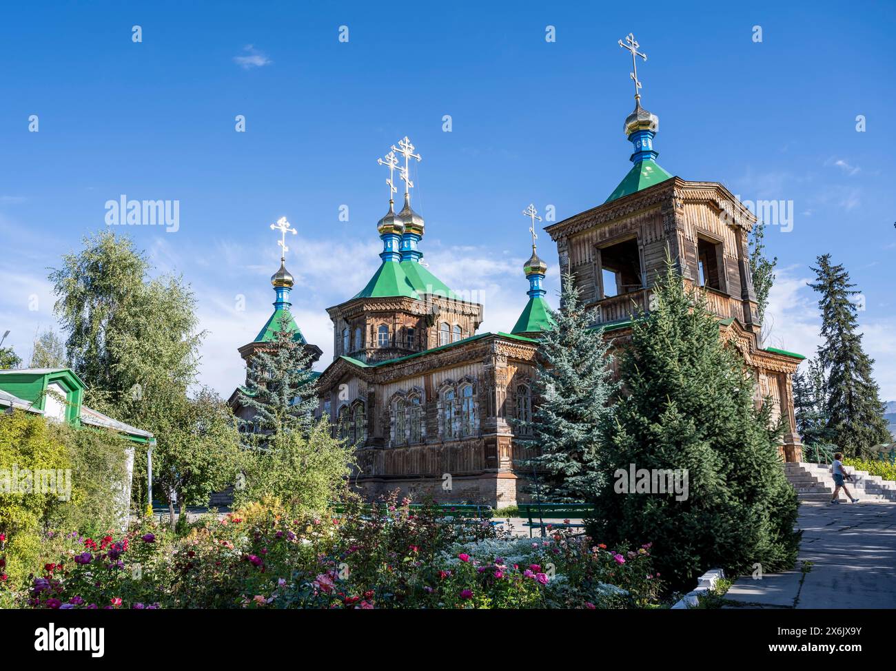 Russian Orthodox Church Cathedral of the Holy Trinity, wooden church ...