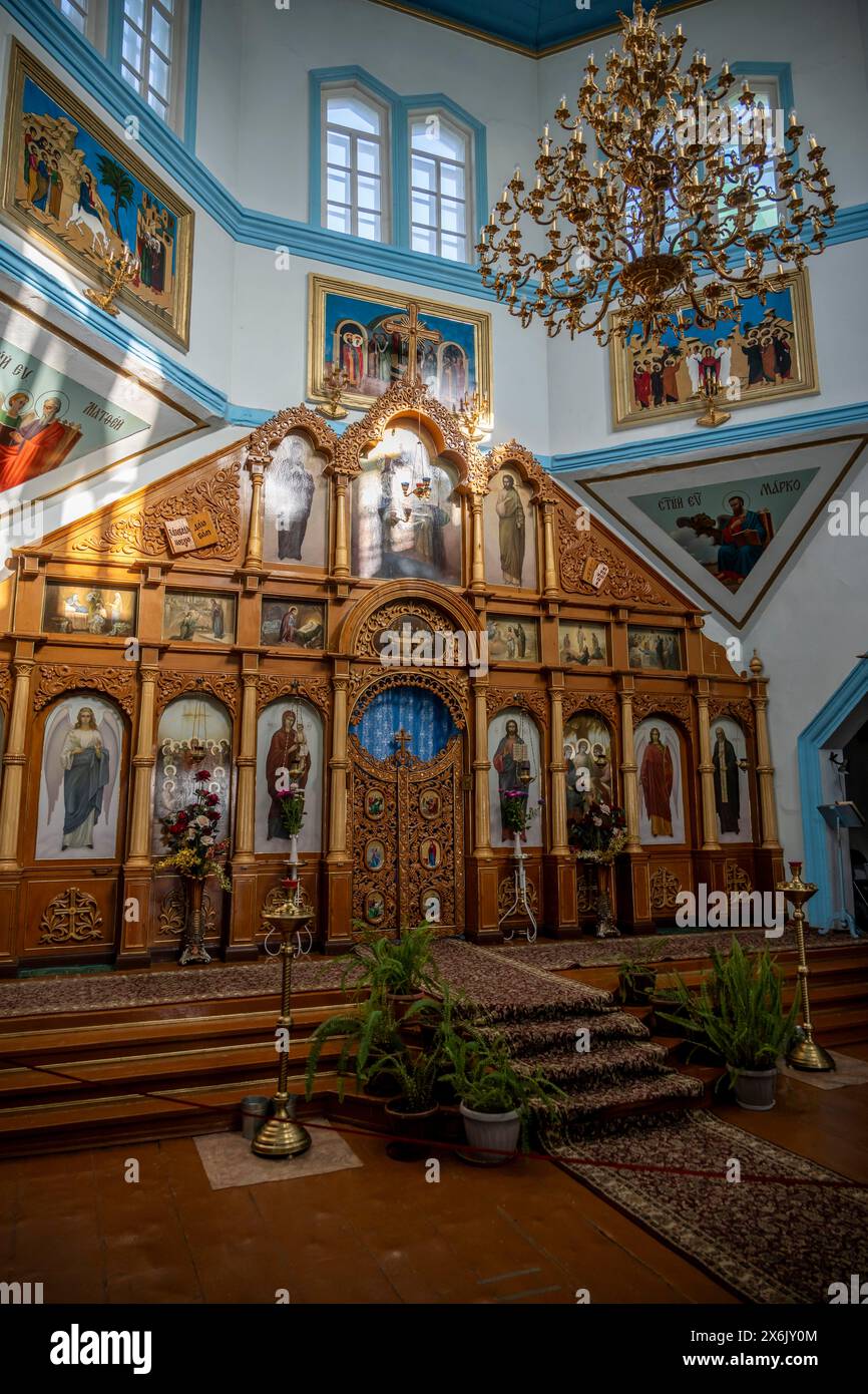 Interior view, Russian Orthodox Church Cathedral of the Holy Trinity ...