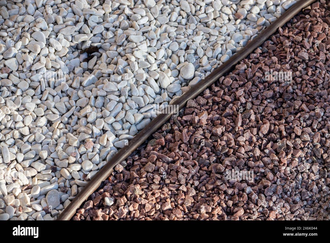 small bright pebbles and gravel as background or texture Stock Photo ...