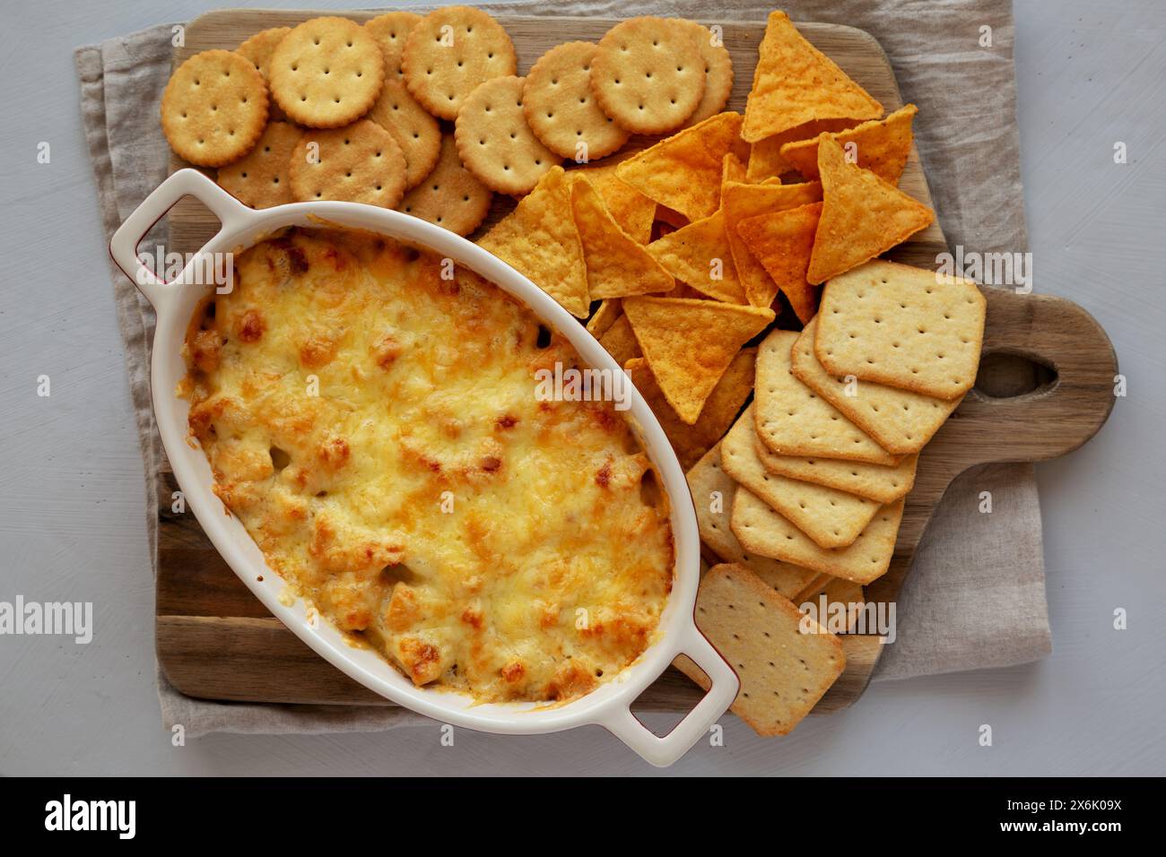 Homemade Piri Piri Chicken Dip, top view Stock Photo - Alamy