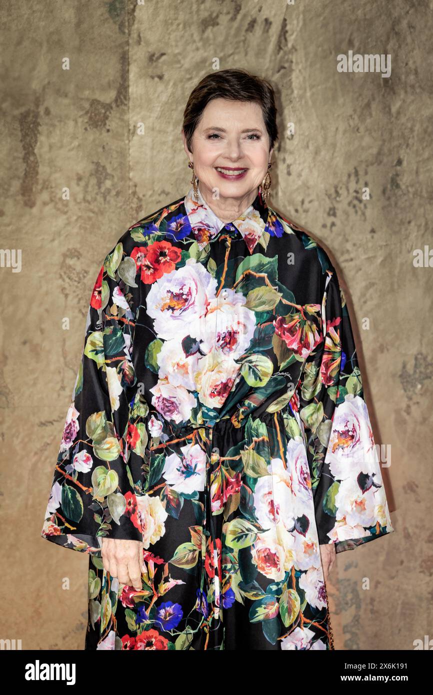 Rome, Italy - May 3, 2024: Isabella Rossellini attend the red carpet of ...