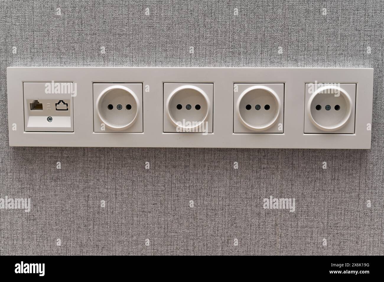Wall european sockets hi-res stock photography and images - Alamy