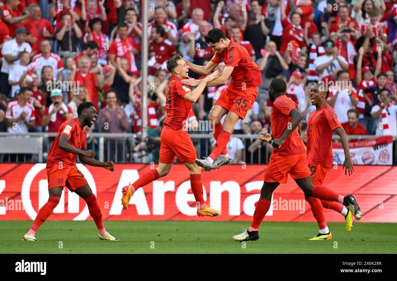 Goal celebration Lovro Zvonarek FC Bayern Muenchen FCB (34) Goal ...