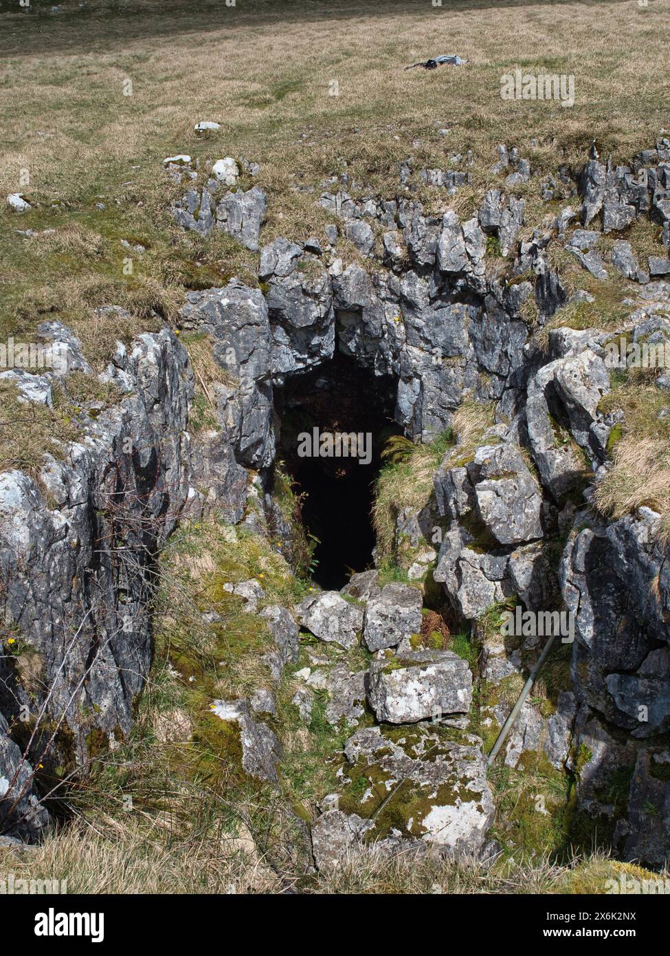 Dowkabottom Cave - a collapsed cave with a 10 ft. climb down in the ...