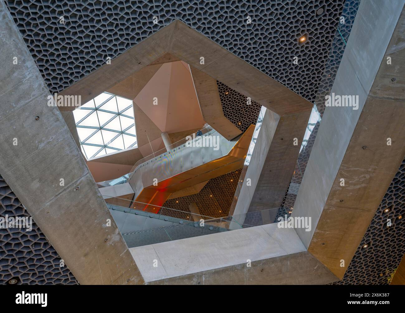 Library Deichman Interior Oslo Norway Stock Photo - Alamy