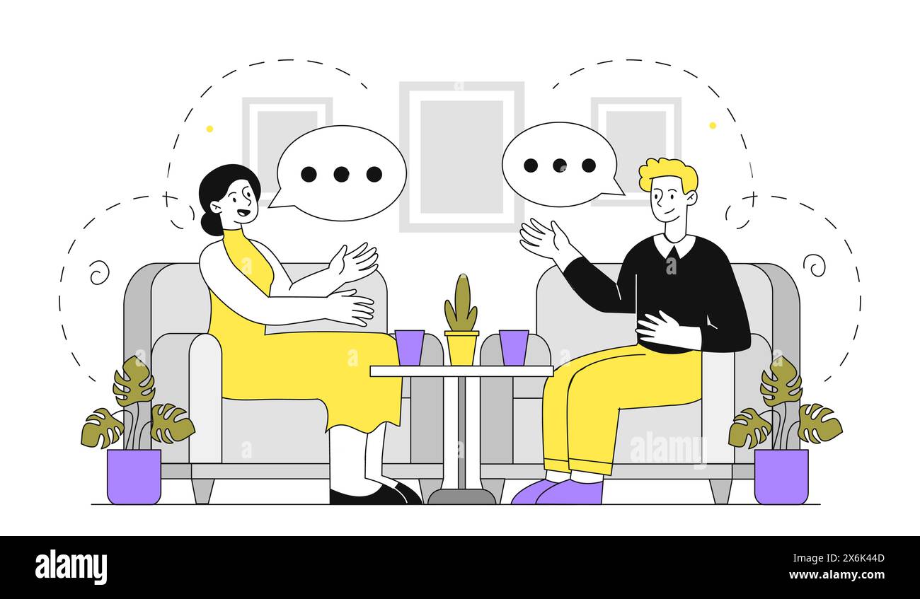 Psychological consulting vector simple Stock Vector Image & Art - Alamy