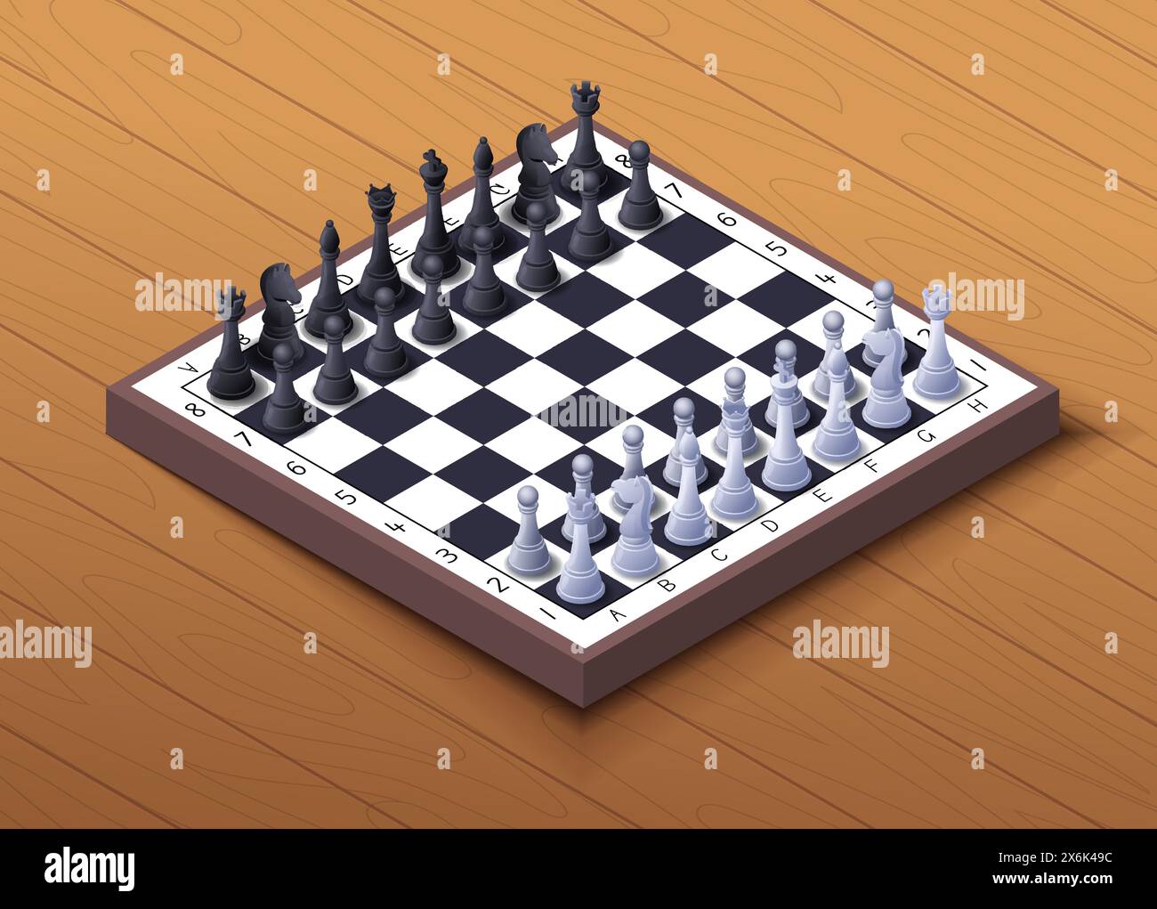 Cartoon chess board hi-res stock photography and images - Alamy