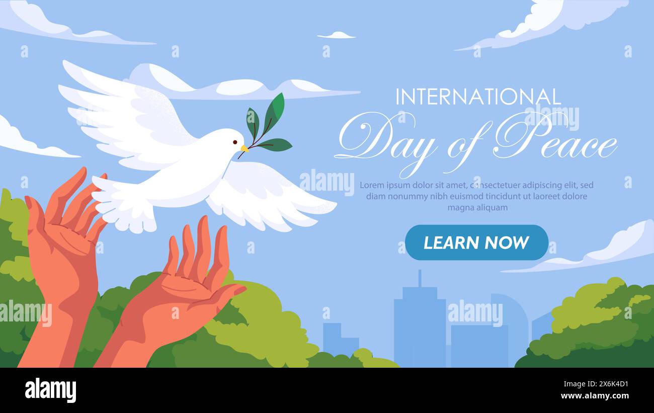 Charity poster war Stock Vector Images - Alamy