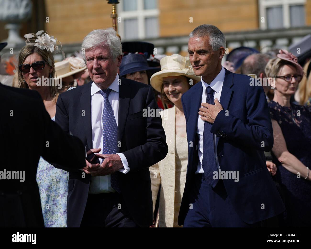 Former BBC director-general Lord Tony Hall of Birkenhead (left) and BBC ...