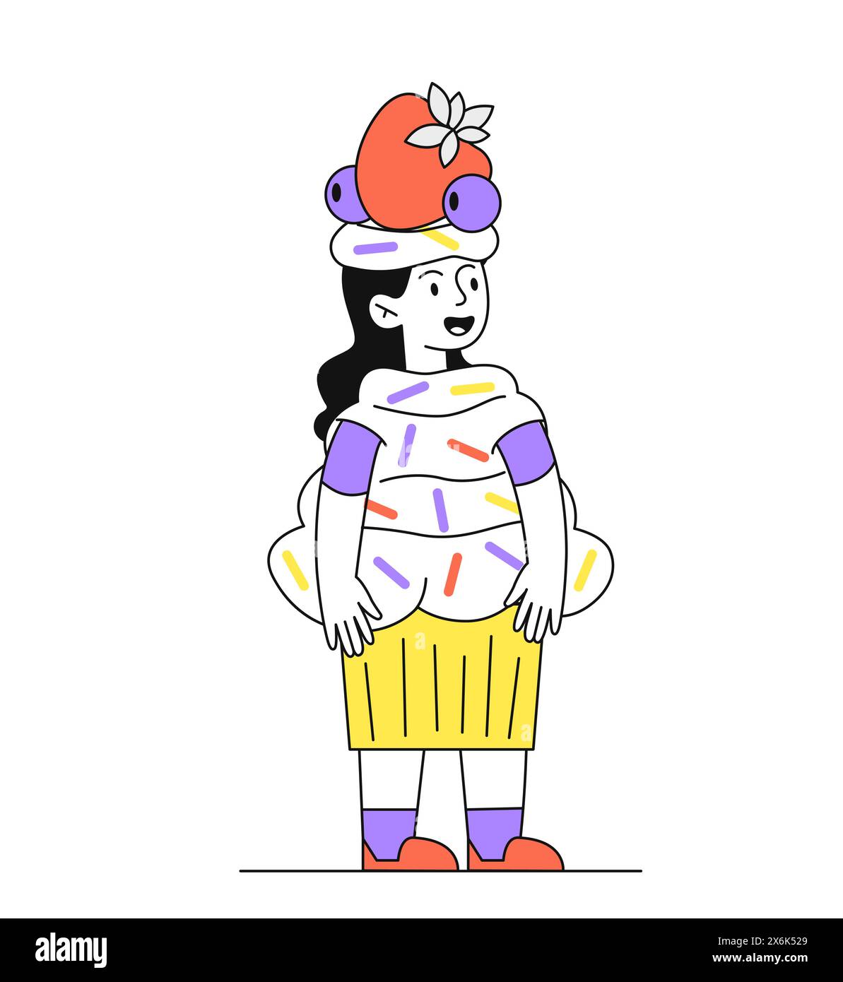 Colorful costume outfit Cut Out Stock Images & Pictures - Alamy